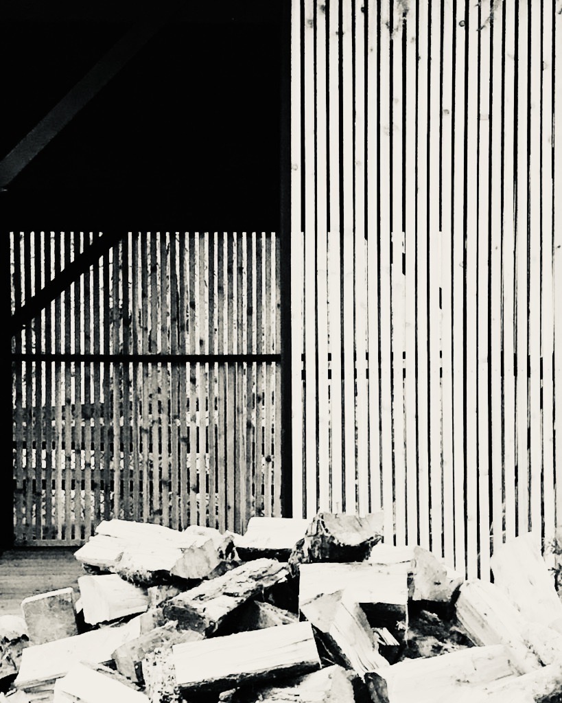 A Slatted Wood Shed For A Modern Minimal Home - jforberg.com